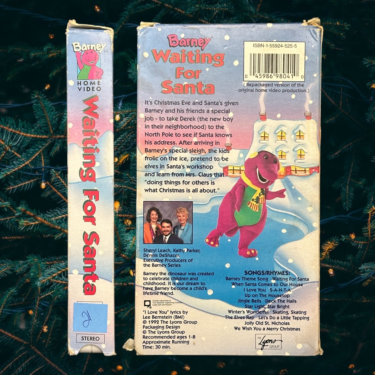 Barney: Waiting for Santa VHS Tape - Etsy