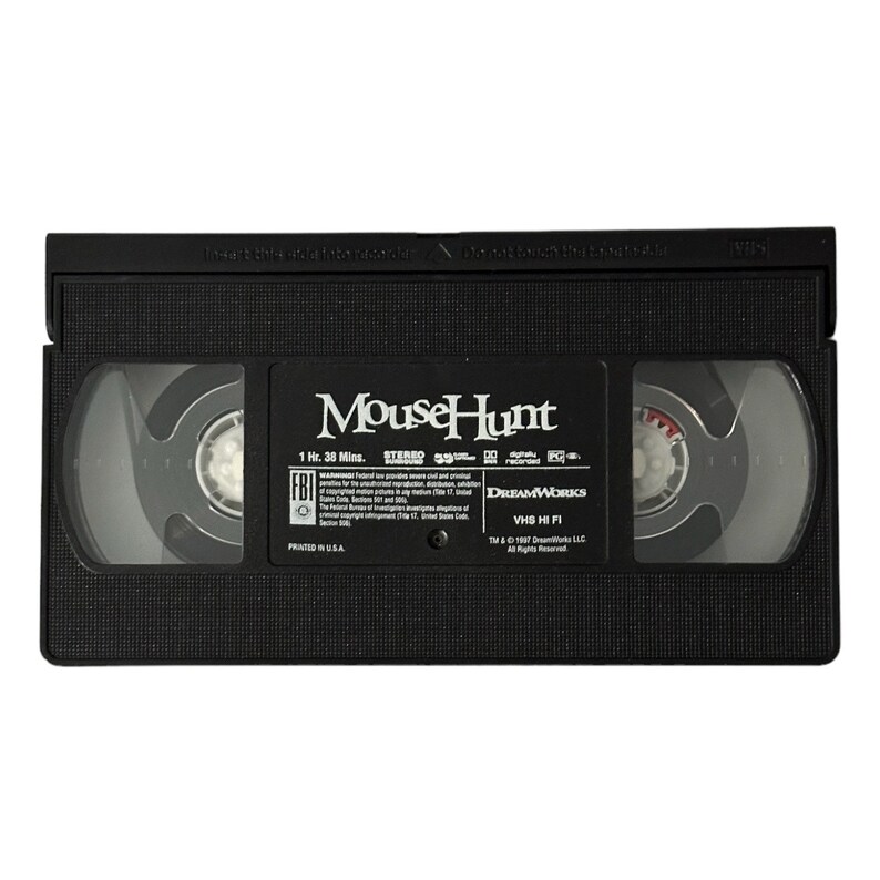 Mousehunt Clamshell Case VHS Tape - Etsy