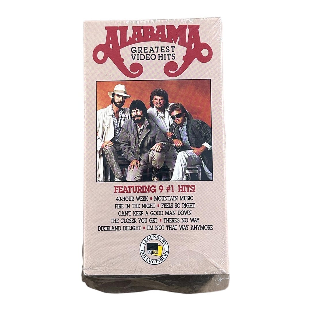 Alabama: Greatest Video Hits VHS Tape - Etsy