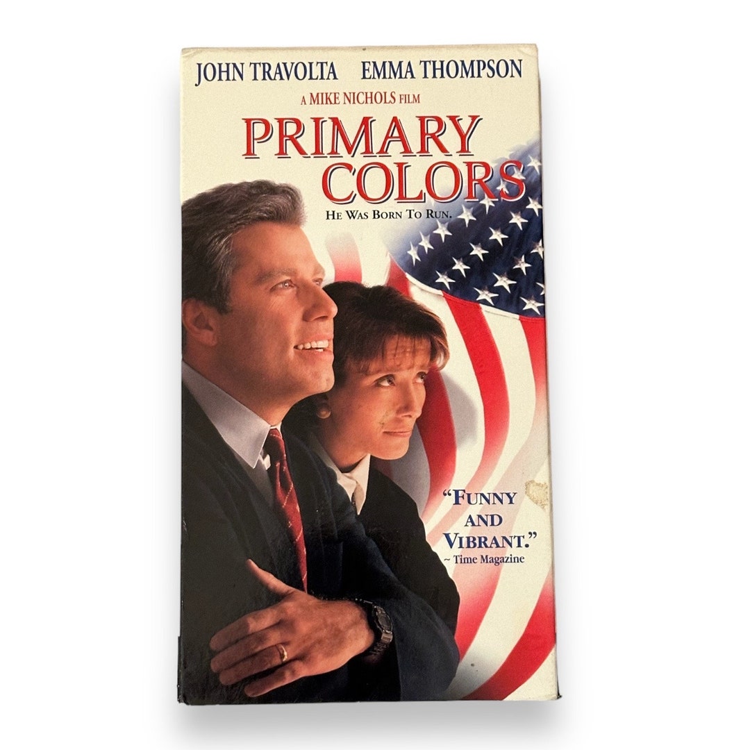 Primary Colors VHS Tape - Etsy