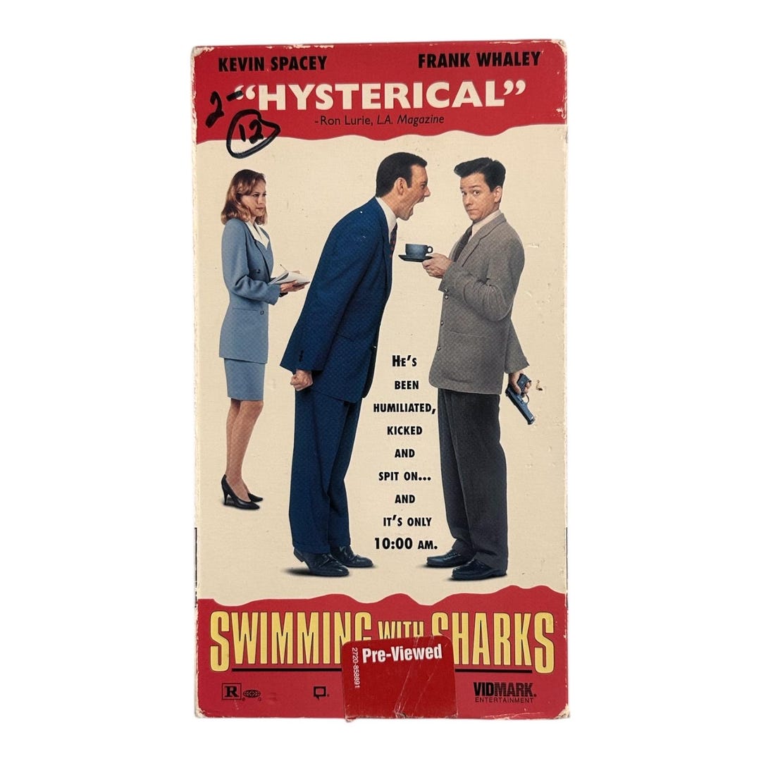 Swimming With Sharks VHS Tape - Etsy