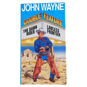 John Wayne: Double Feature VHS Tape - Etsy