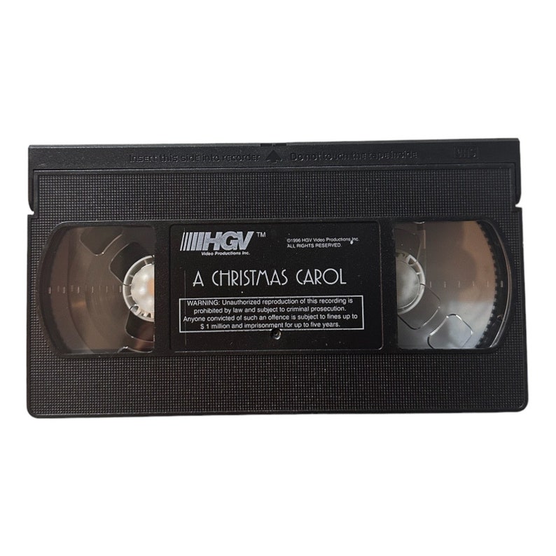 A Christmas Carol Clamshell Case VHS Tape - Etsy