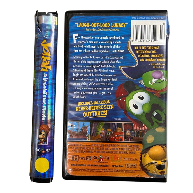 Jonah: A Veggietales Movie VHS Tape - Etsy