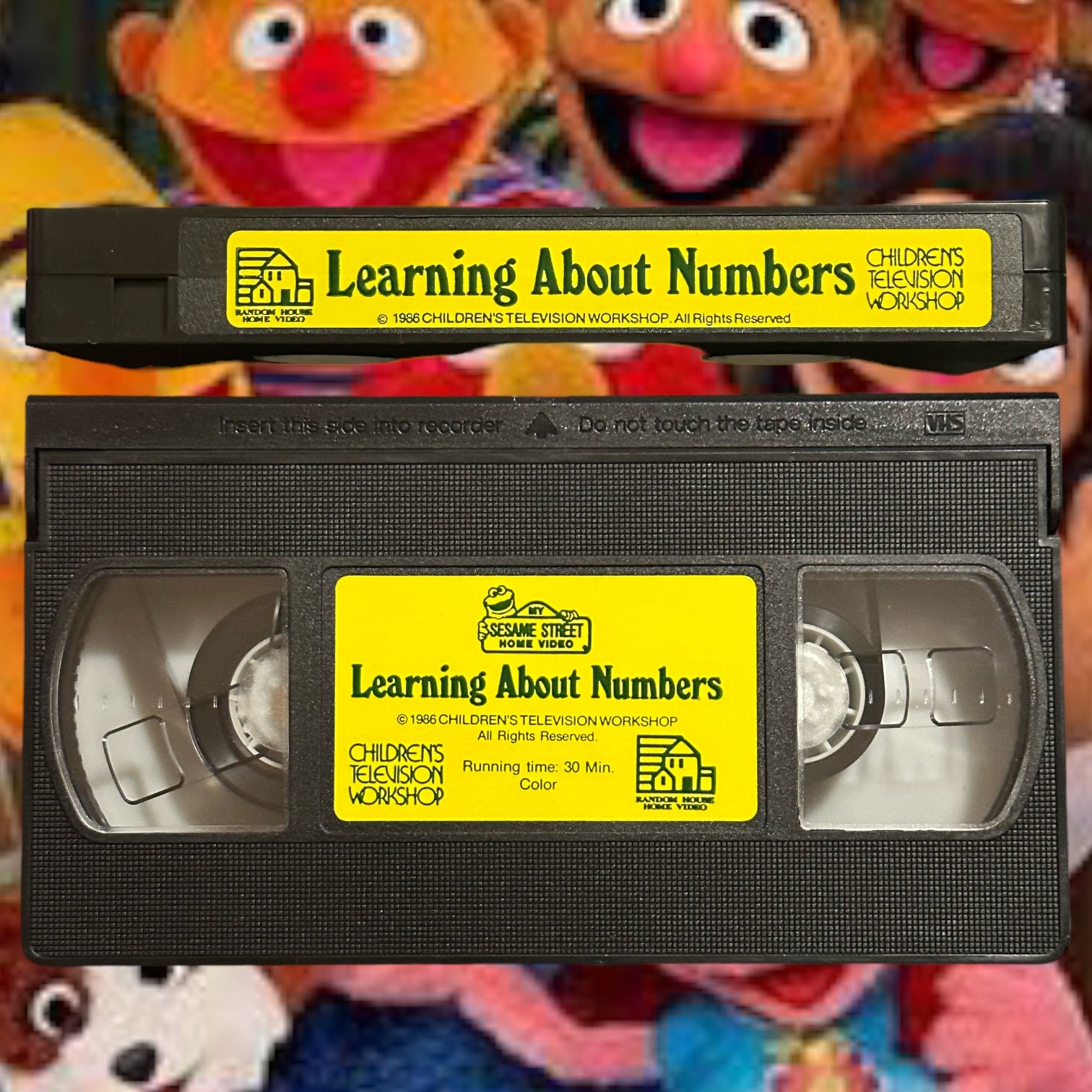 Sesame Street 1986 Learning About Numbers VHS Tape - Etsy