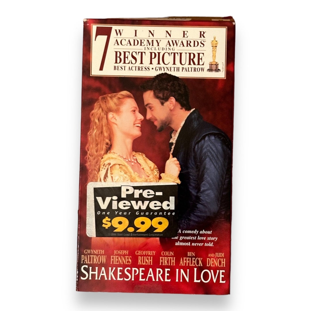 Shakespeare in Love VHS Tape - Etsy