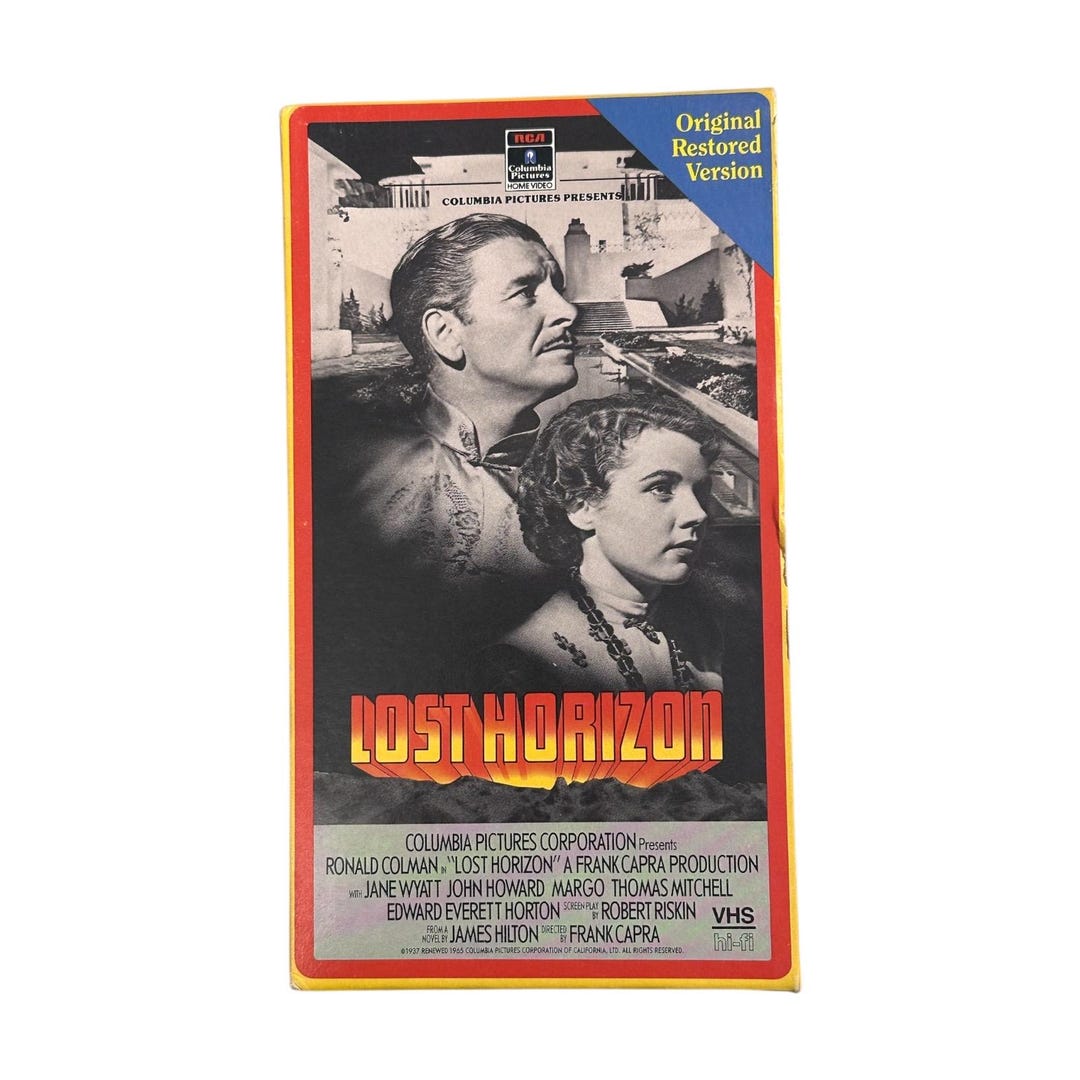 Lost Horizon VHS Tape - Etsy
