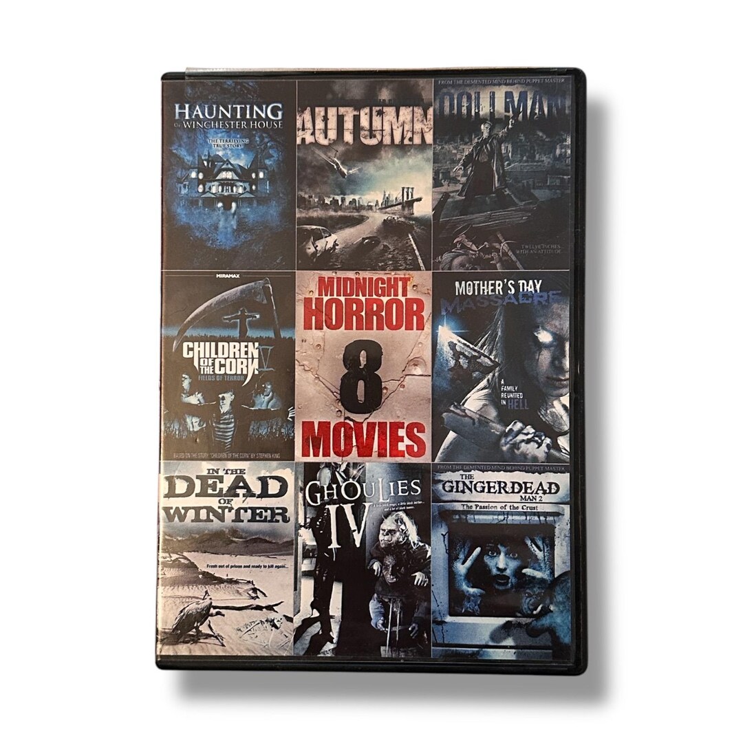 Midnight Horror: 8 Movies DVD - Etsy