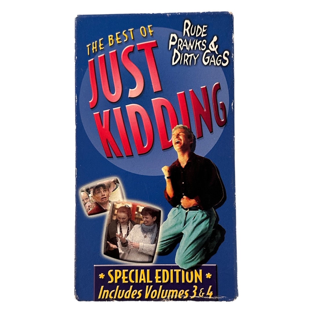 Just Kidding: Rude Pranks & Dirty Gags VHS Tape - Etsy