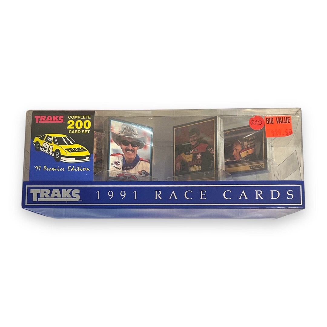 Traks 1991 Collectible Racing Cards Set - Etsy