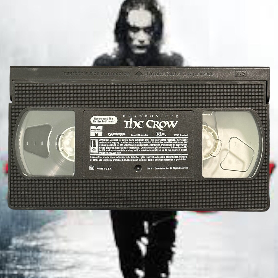 The Crow 1994 Clamshell Case VHS Tape - Etsy