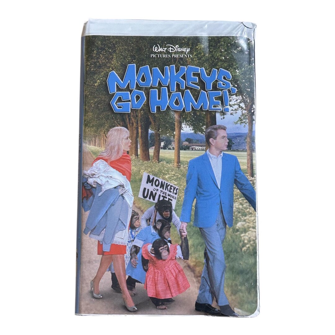 Monkeys, Go Home! Clamshell Case VHS Tape - Etsy