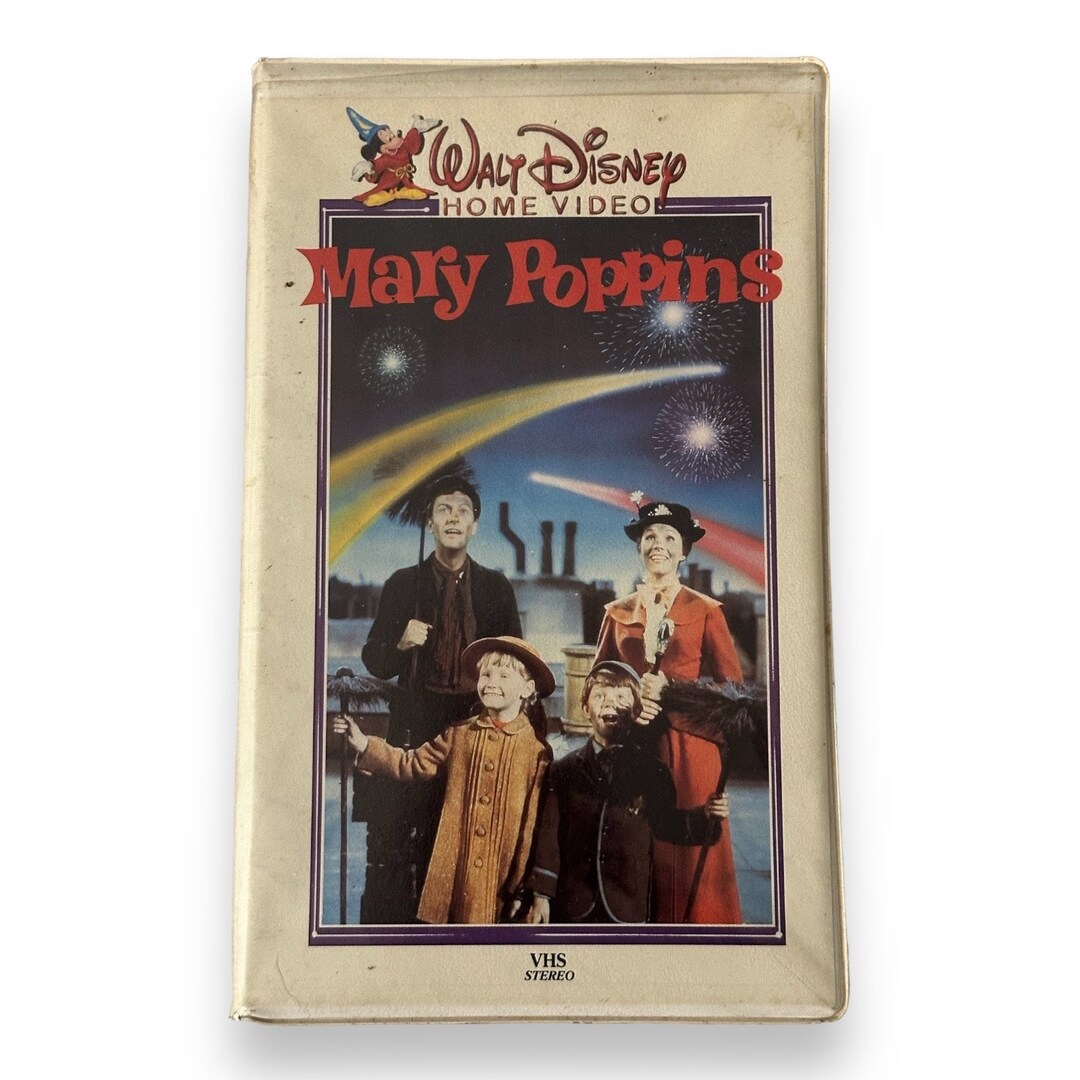 Mary Poppins Clamshell Case VHS Tape - Etsy