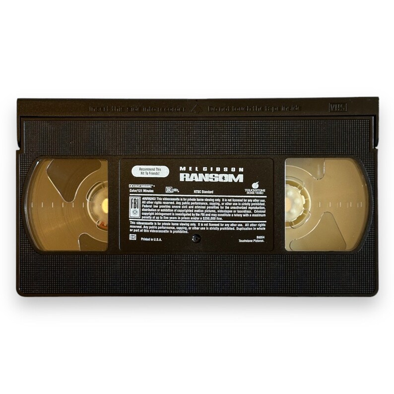 Ransom VHS Tape - Etsy