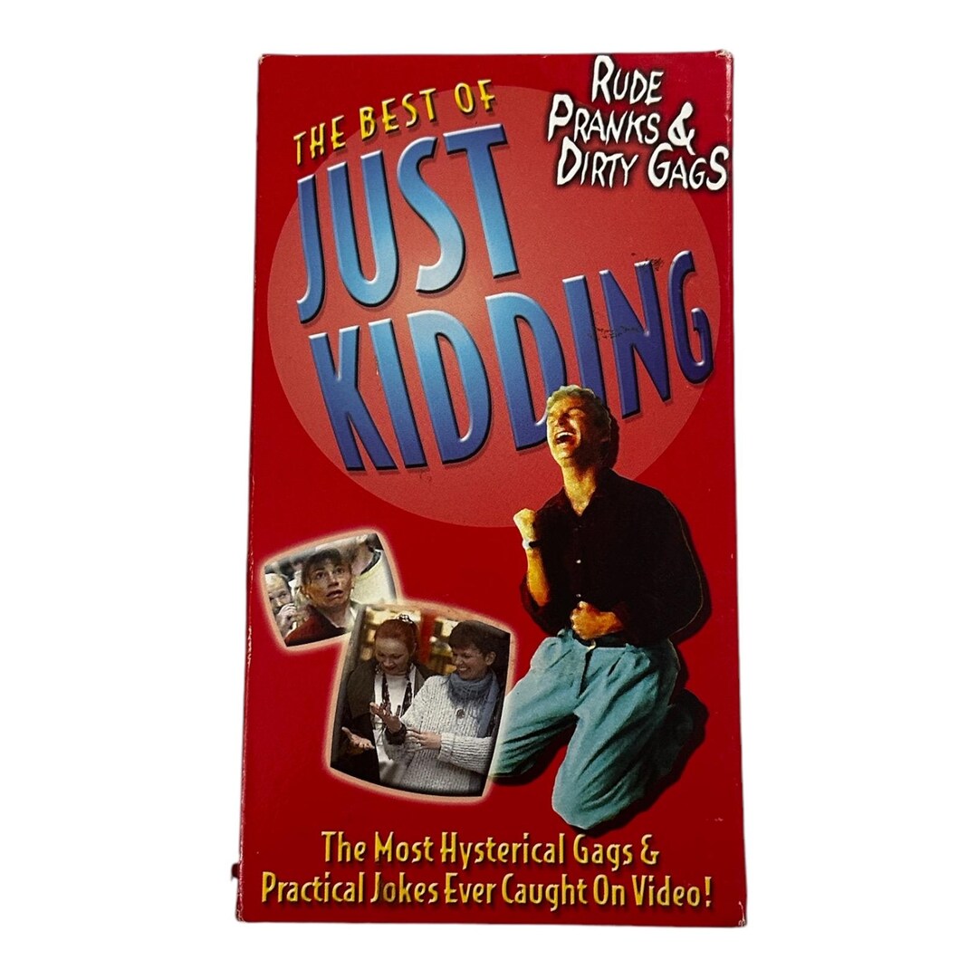 Just Kidding: Rude Pranks & Dirty Gags VHS Tape - Etsy