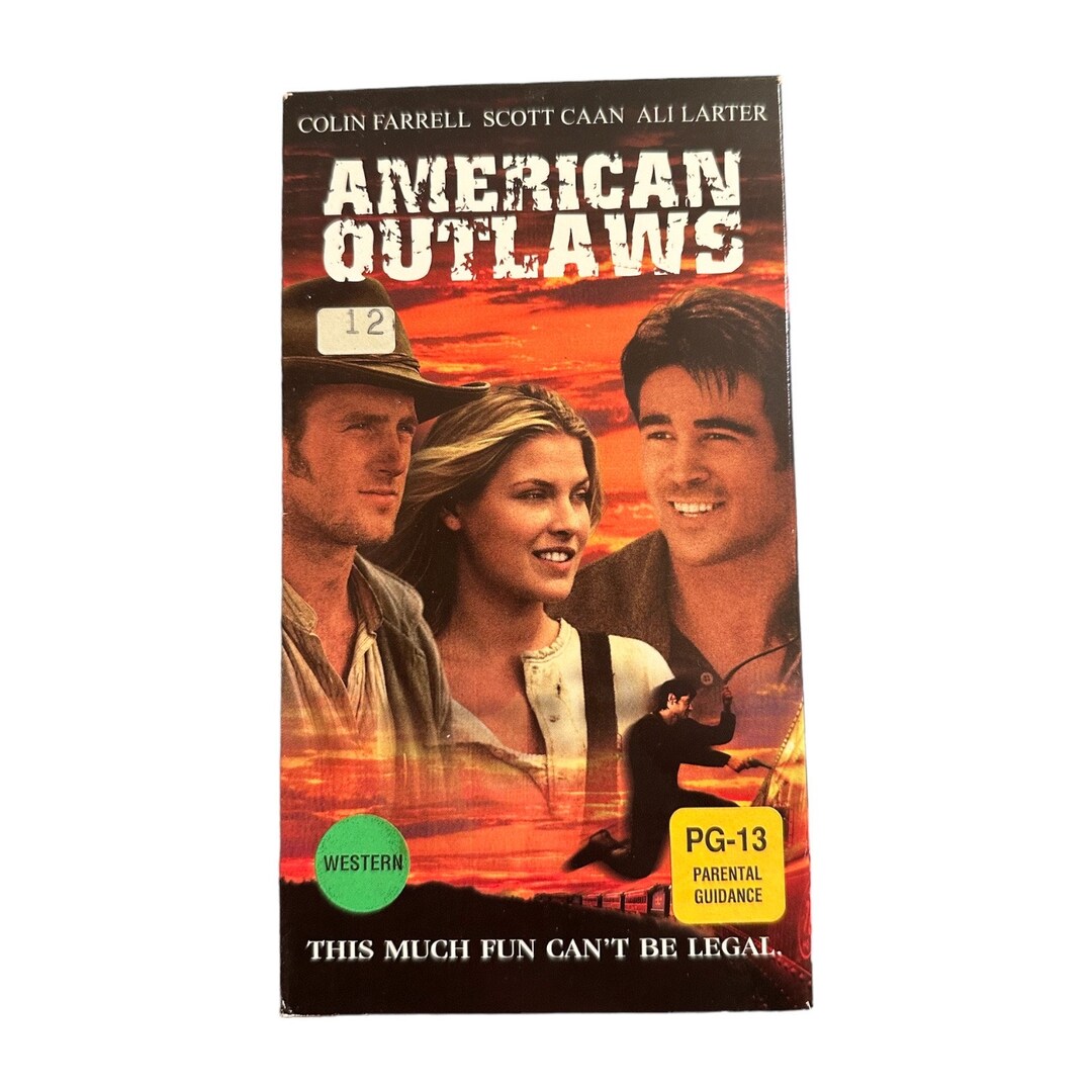 American Outlaws VHS Tape - Etsy