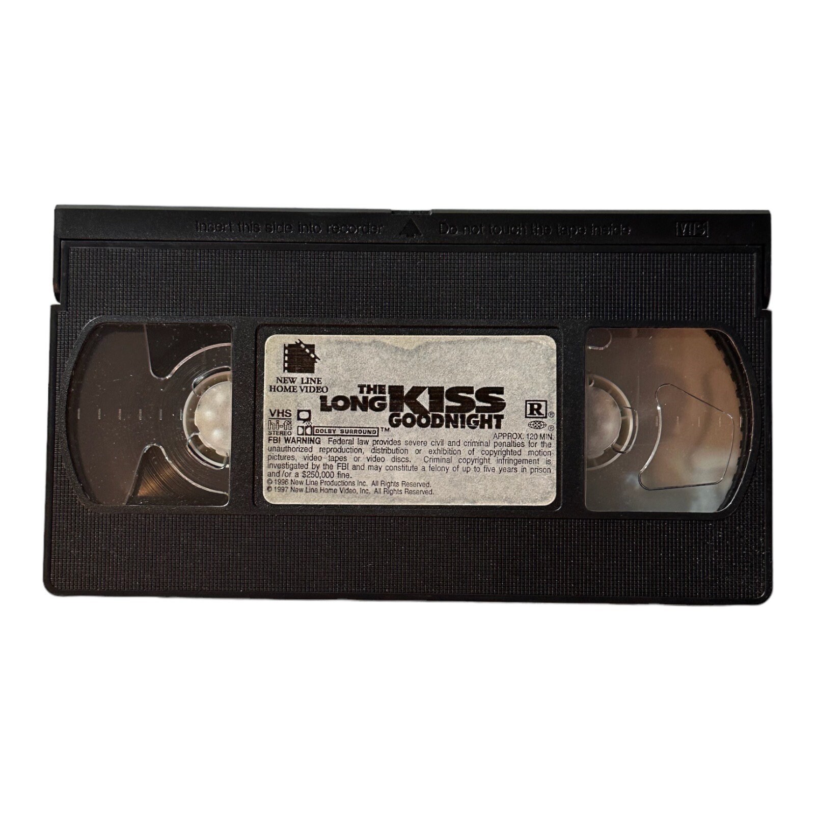 The Long Kiss Goodnight VHS Tape - Etsy