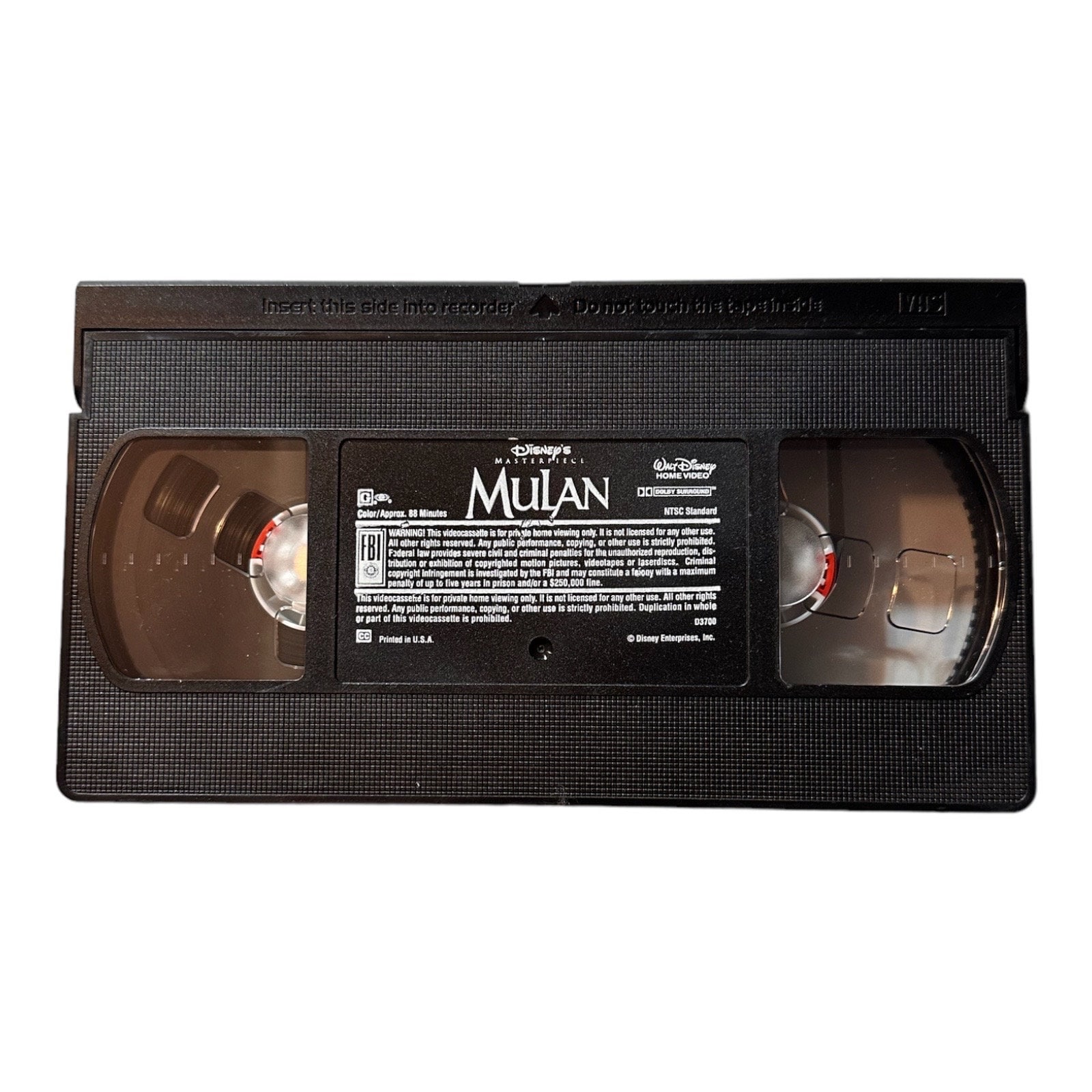Mulan Clamshell Case VHS Tape - Etsy