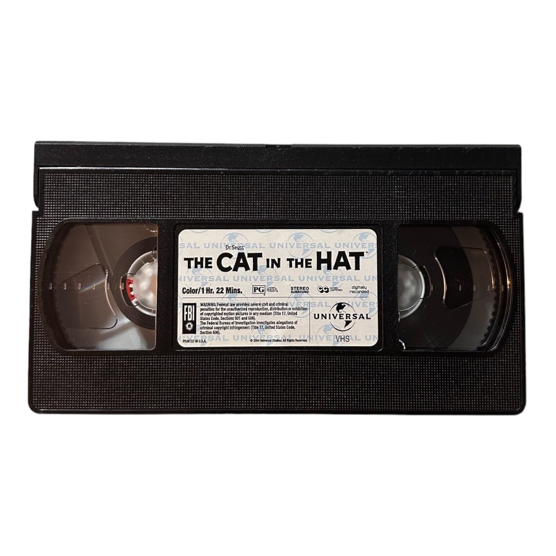 Dr. Seuss the Cat in the Hat Clamshell Case VHS Tape - Etsy