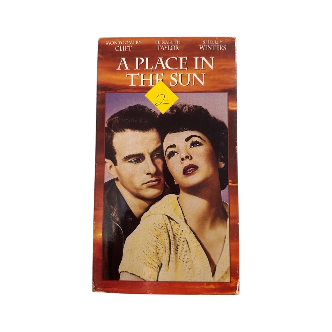 A Place in the Sun VHS Tape - Etsy
