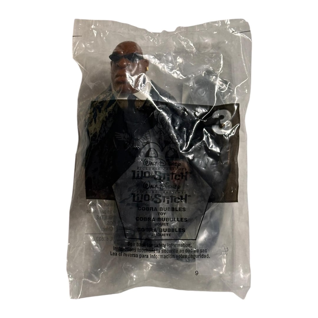 Mcdonald’s Lilo & Stitch Cobra Bubbles Toy - Etsy