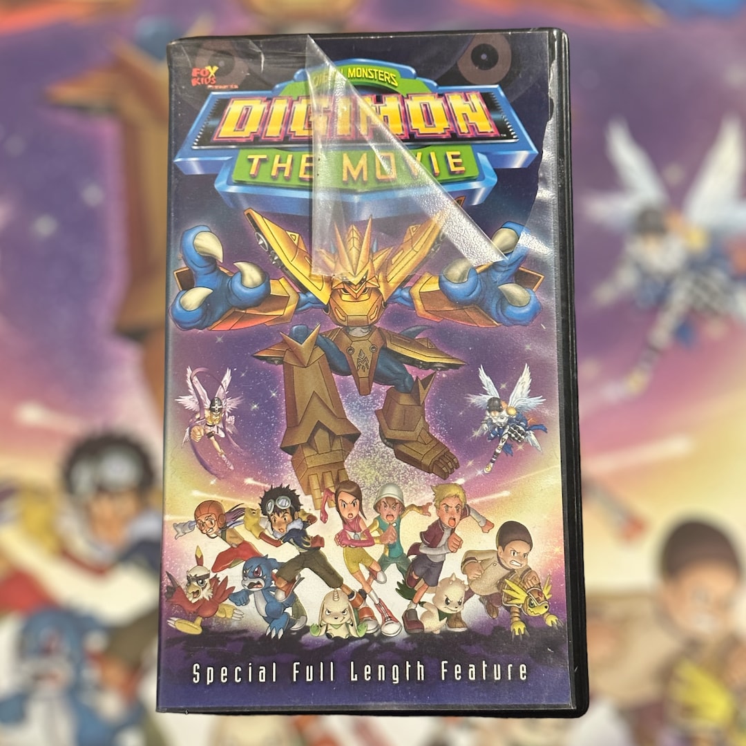 Digimon the Movie 2000 Clamshell Case VHS Tape - Etsy