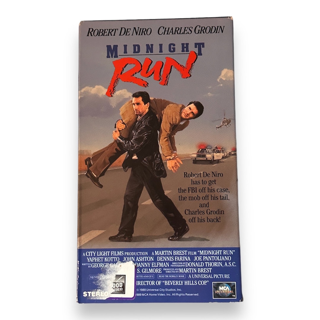 Midnight Run VHS Tape - Etsy