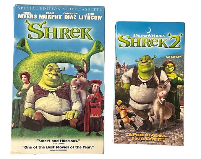 Shrek VHS Tapes Bundle - Etsy