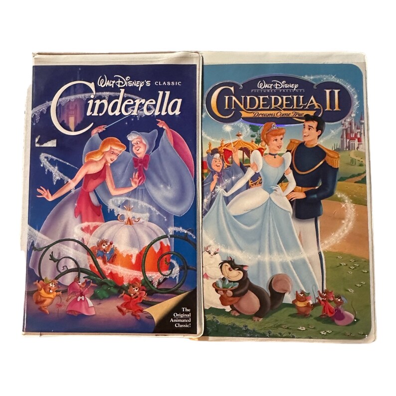 Cinderella Clamshell Case VHS Tapes Bundle - Etsy