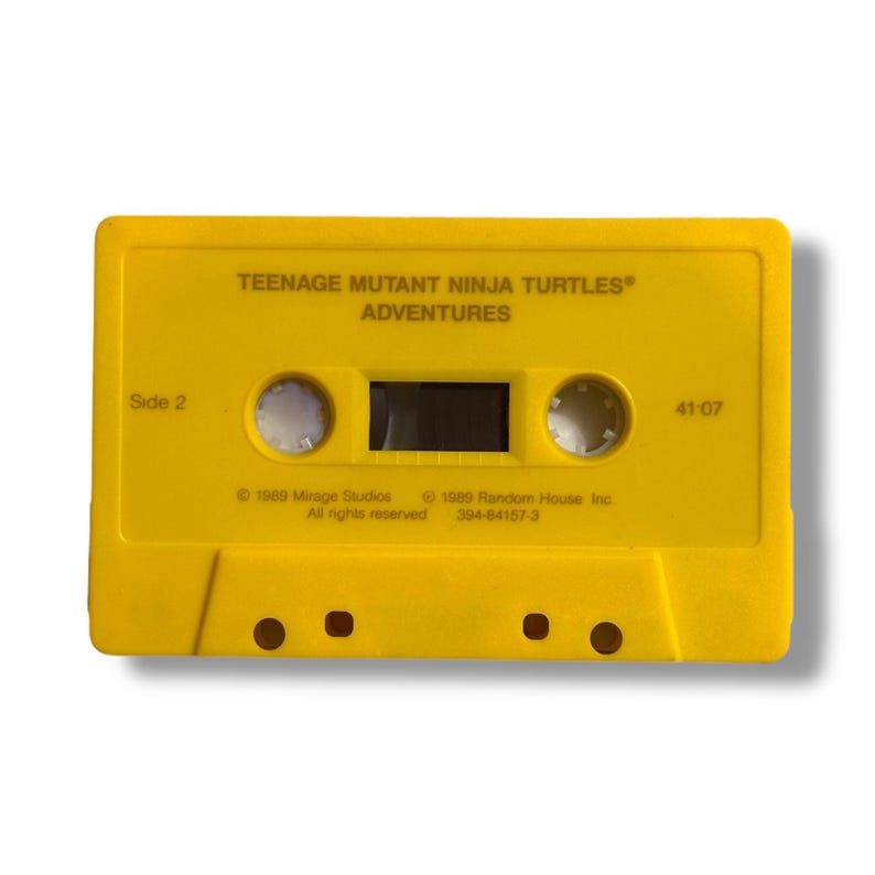 Teenage Mutant Ninja Turtles Adventures Audiobook Cassette Tape - Etsy