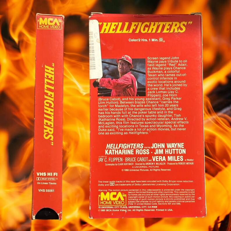 Hellfighters VHS Tape - Etsy