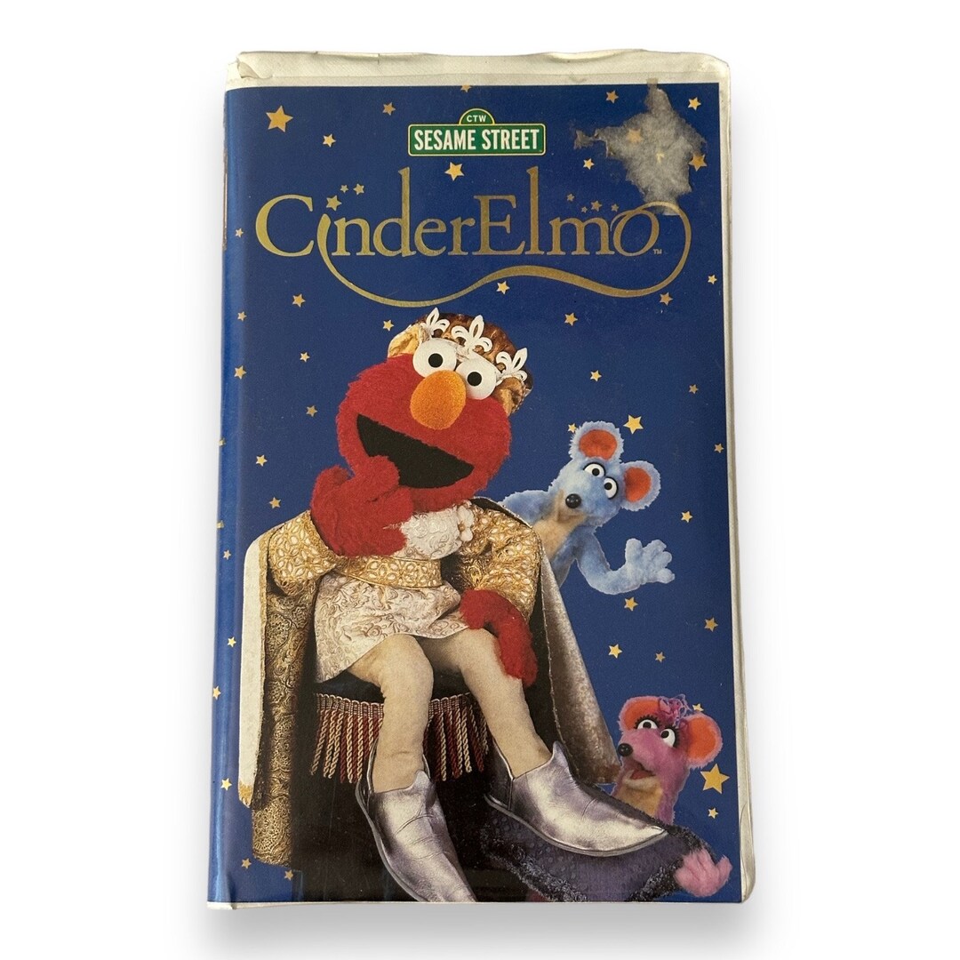 Sesame Street Cinderelmo 2000 Clamshell Case VHS Tape - Etsy Canada