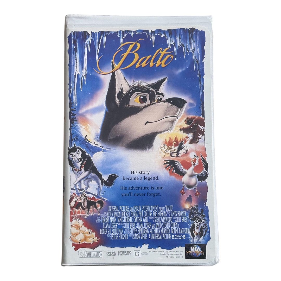Balto Clamshell Case VHS Tape - Etsy