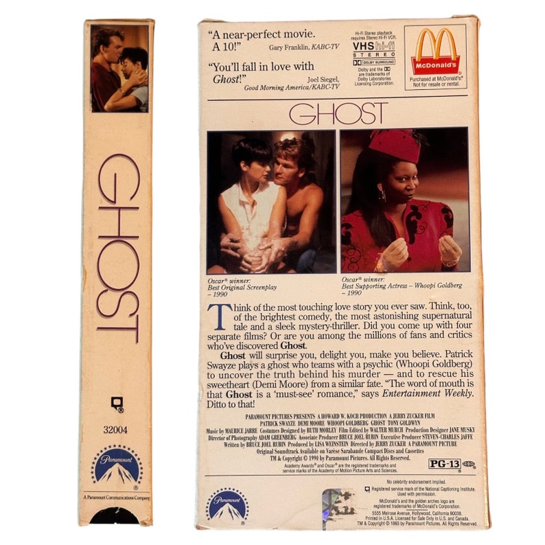 Ghost VHS Tape - Etsy