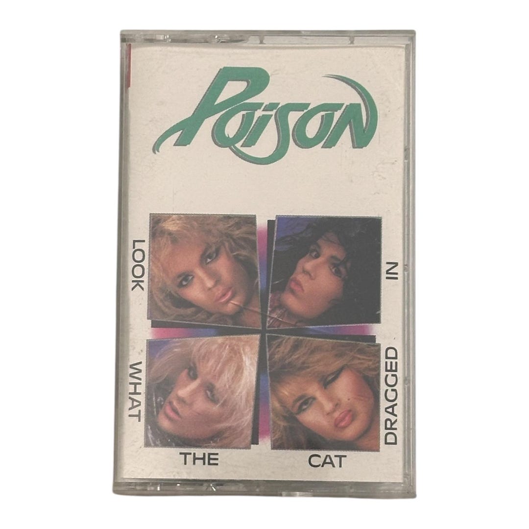 Poison: Look What the Cat Dragged in Cassette Tape - Etsy