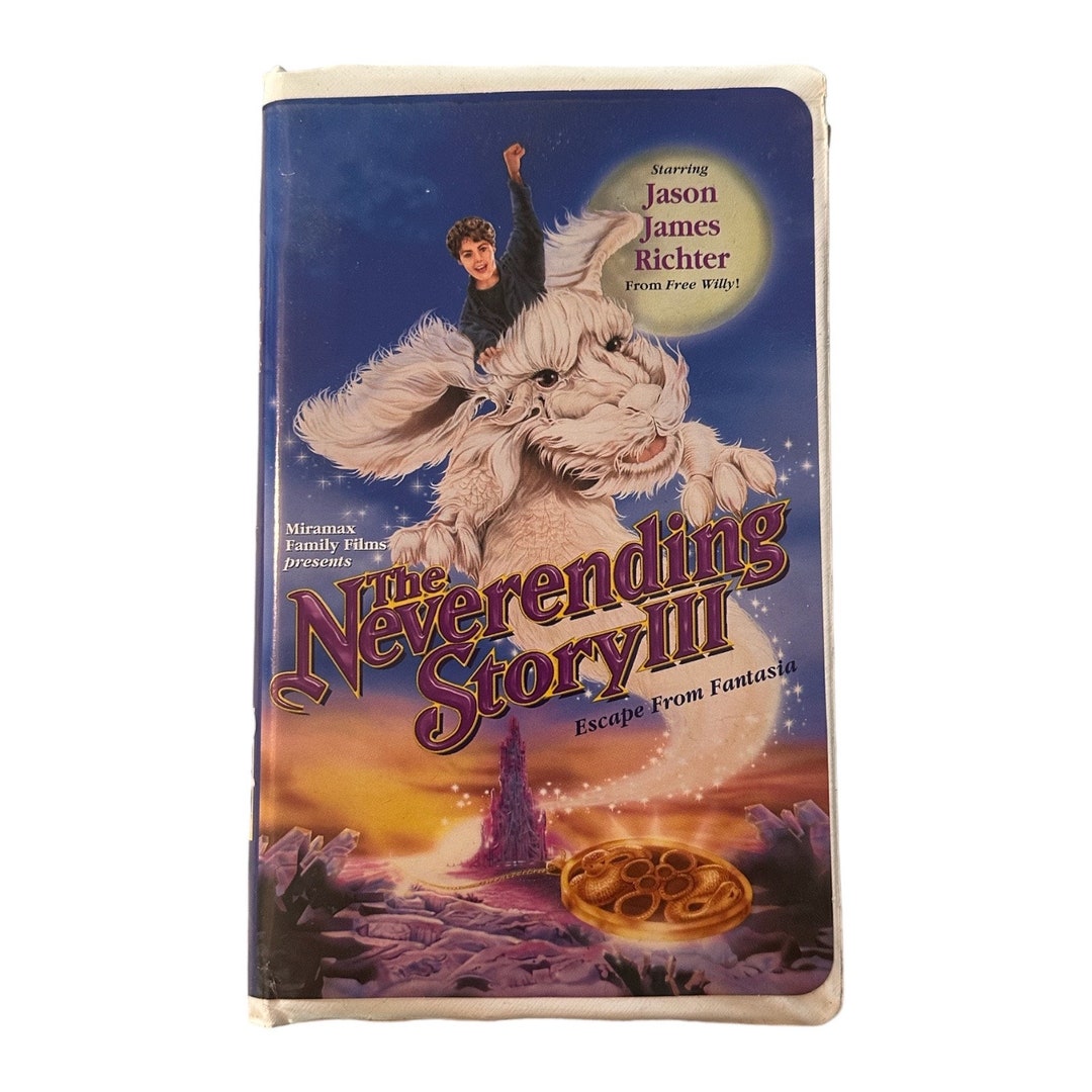The Neverending Story III Clamshell Case VHS Tape - Etsy