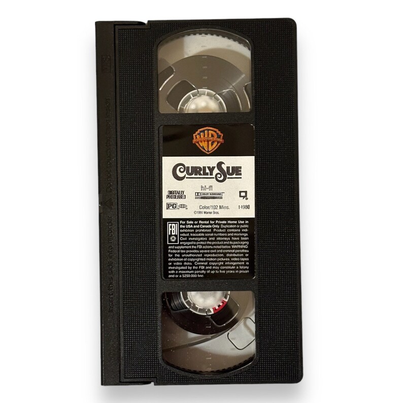 Curly Sue VHS Tape - Etsy