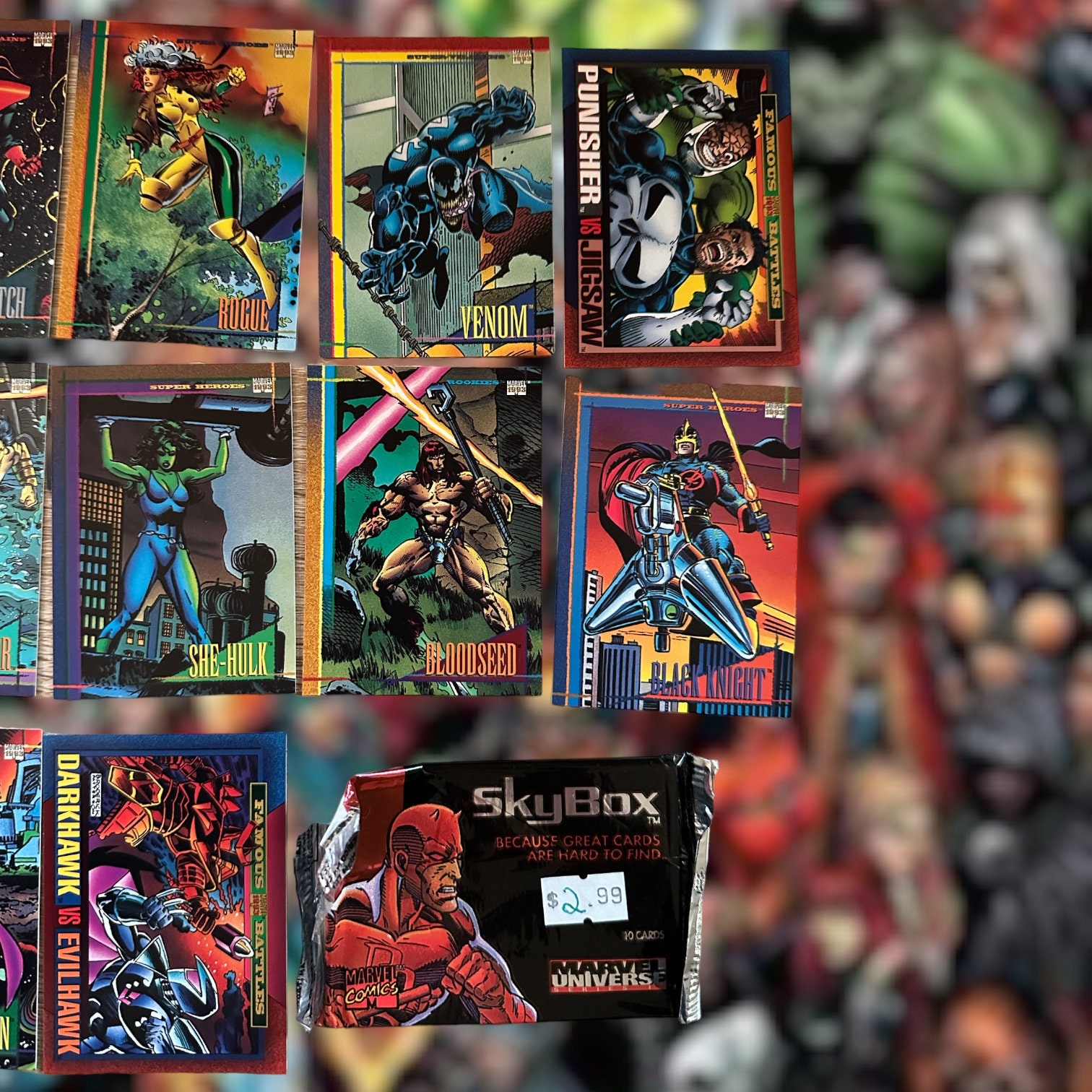 Skybox 1993 Marvel Universe Comic Card Set 2 - Etsy