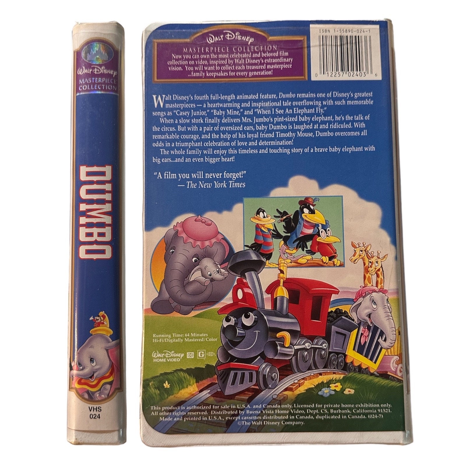 Dumbo Clamshell Case VHS Tape - Etsy