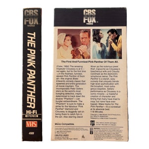The Pink Panther VHS Tape - Etsy