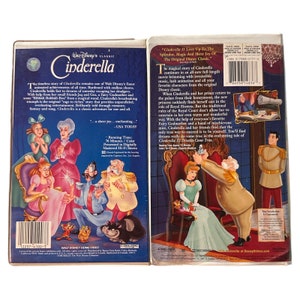 Cinderella Clamshell Case VHS Tapes Bundle - Etsy