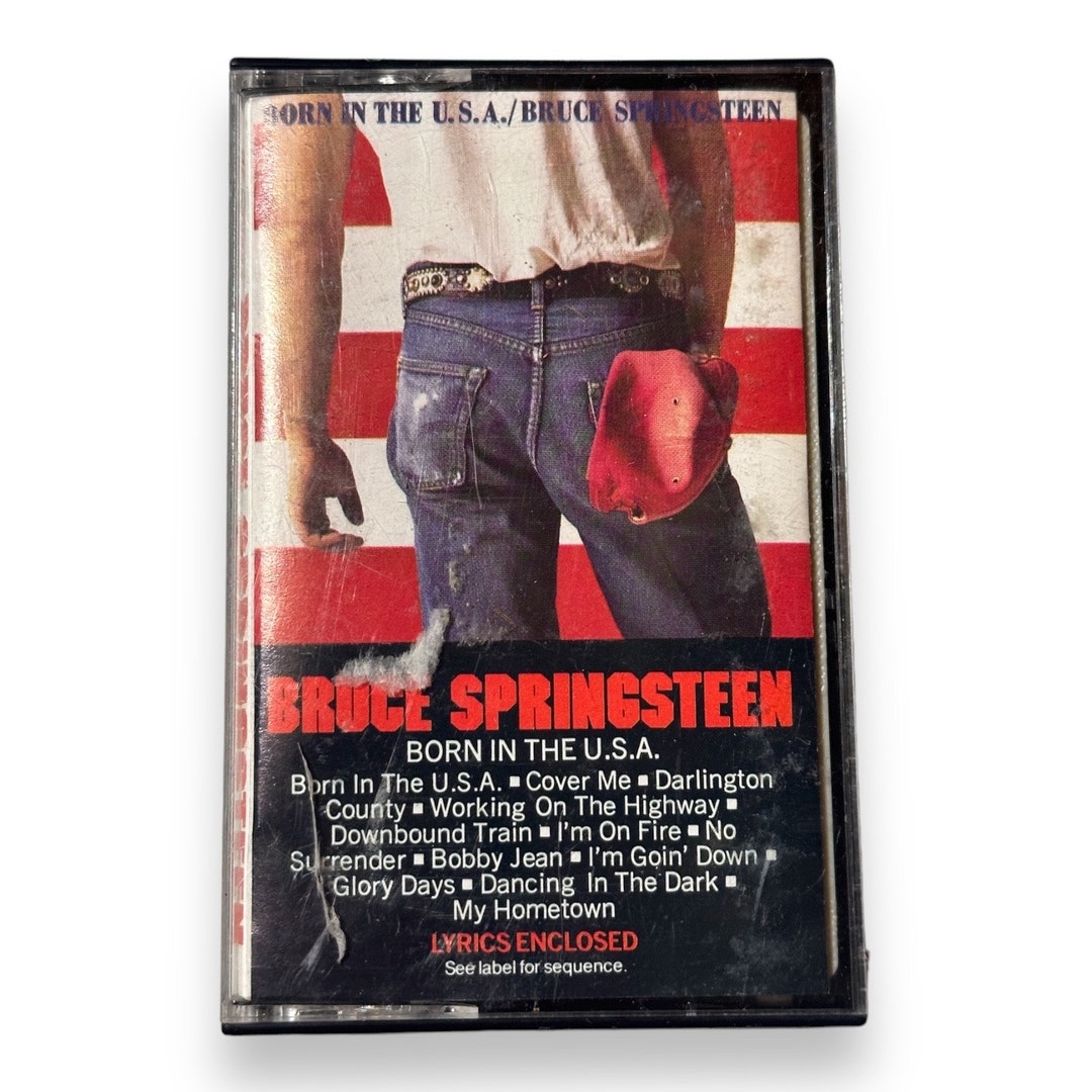 Bruce Springsteen: Born in the U.S.A. Cassette Tape - Etsy