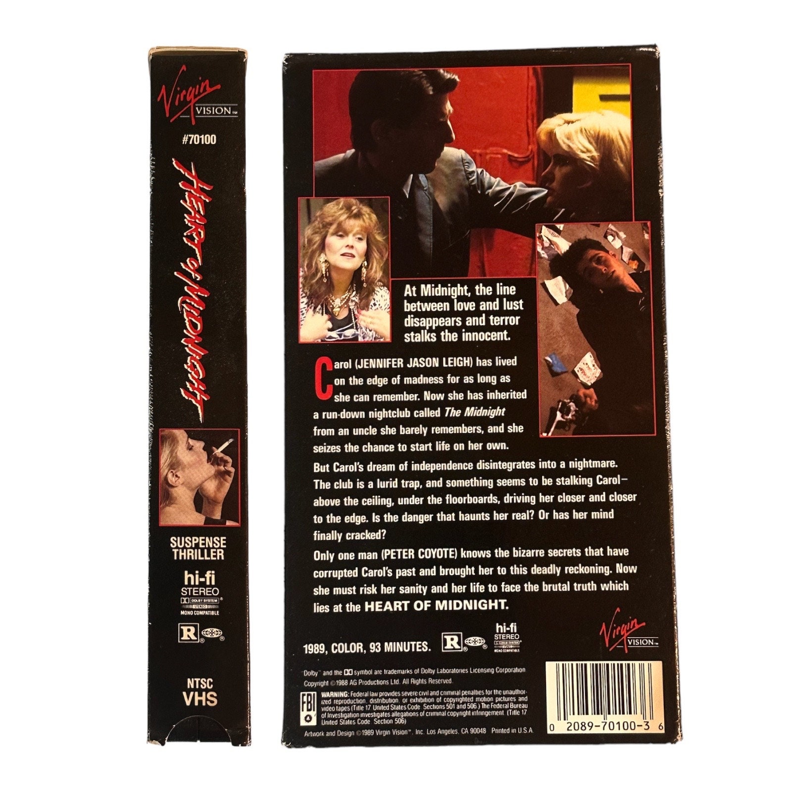 Heart of Midnight VHS Tape - Etsy