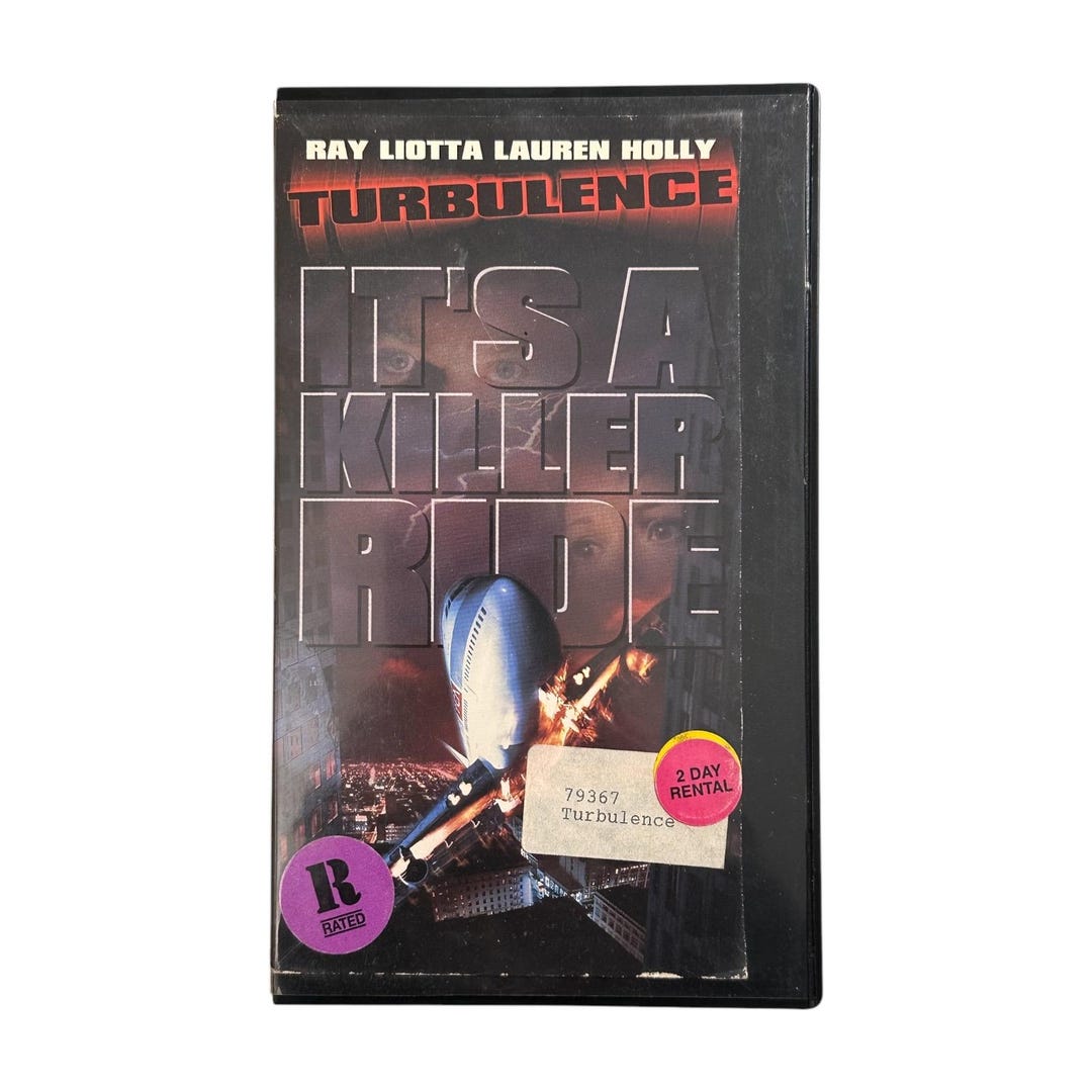 Turbulence Hard Case VHS Tape - Etsy