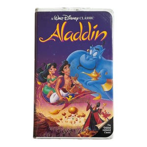 Aladdin Clamshell Case VHS Tape - Etsy