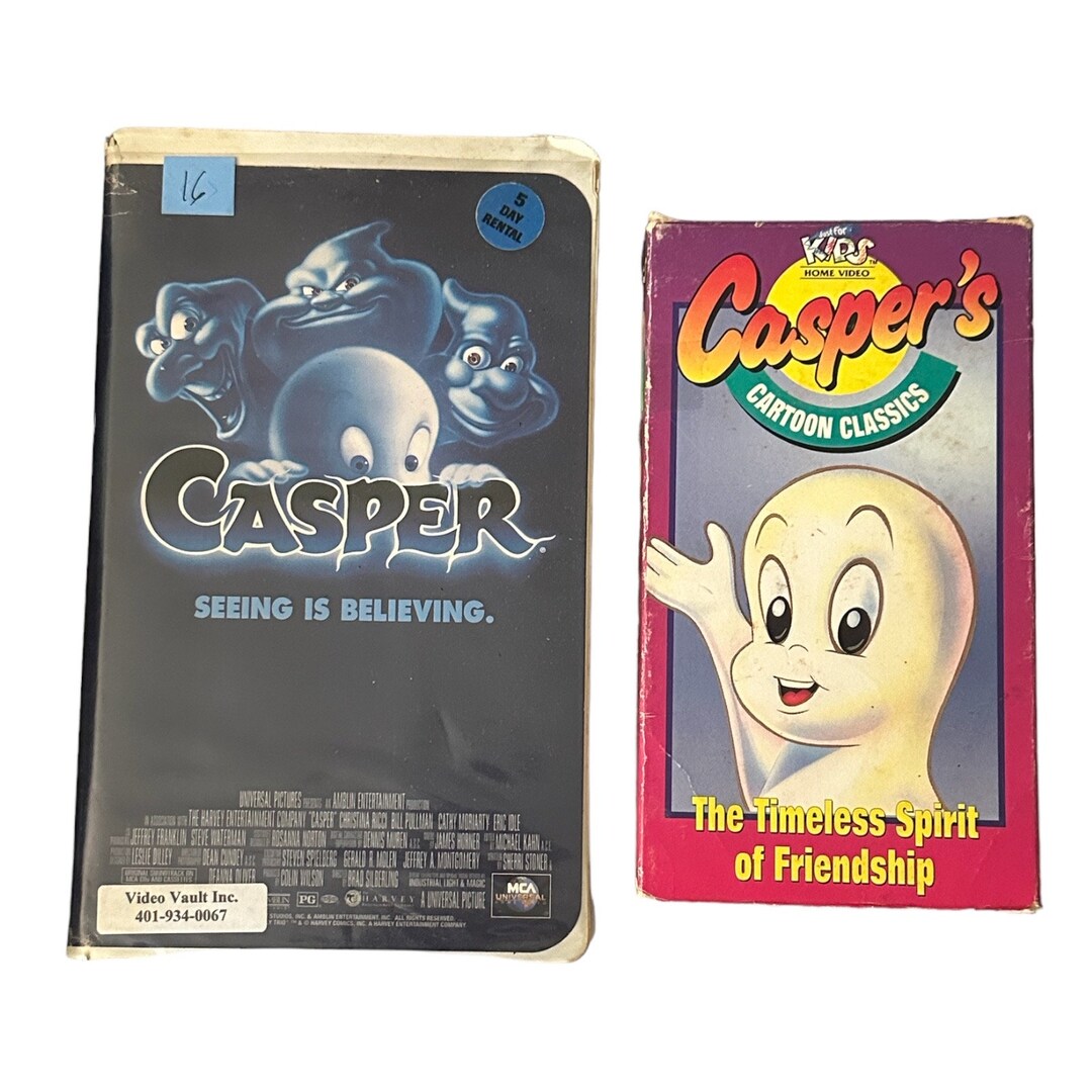 Casper VHS Tapes Bundle - Etsy