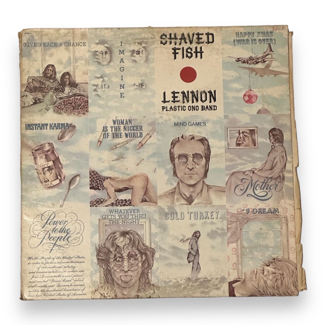 John Lennon: Shaved Fish Vinyl Record - Etsy