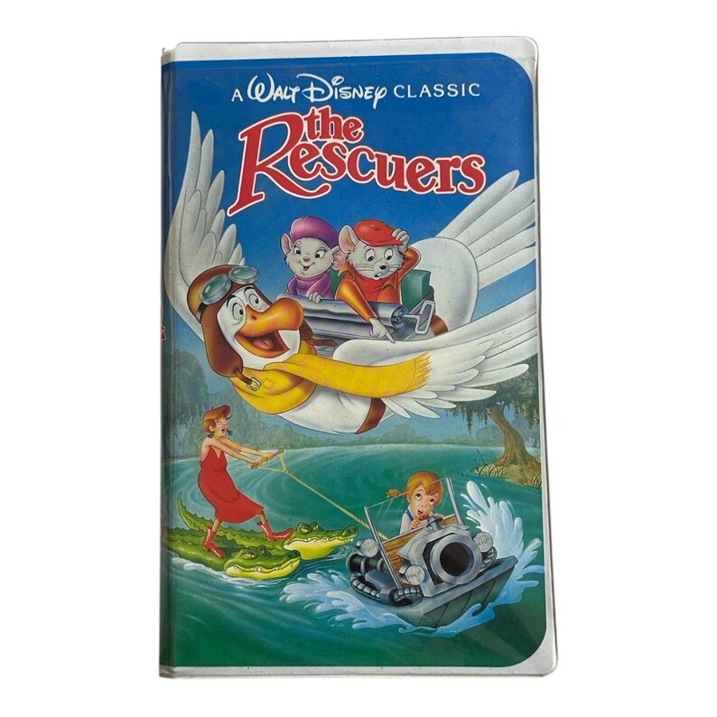 The Rescuers Clamshell Case VHS Tape - Etsy