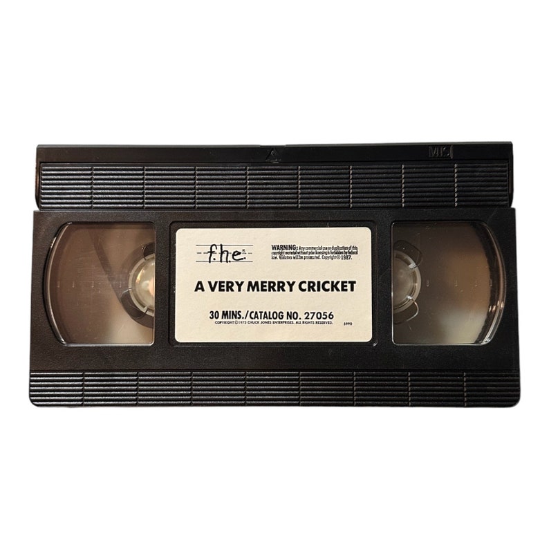 A Very Merry Cricket VHS Tape - Etsy