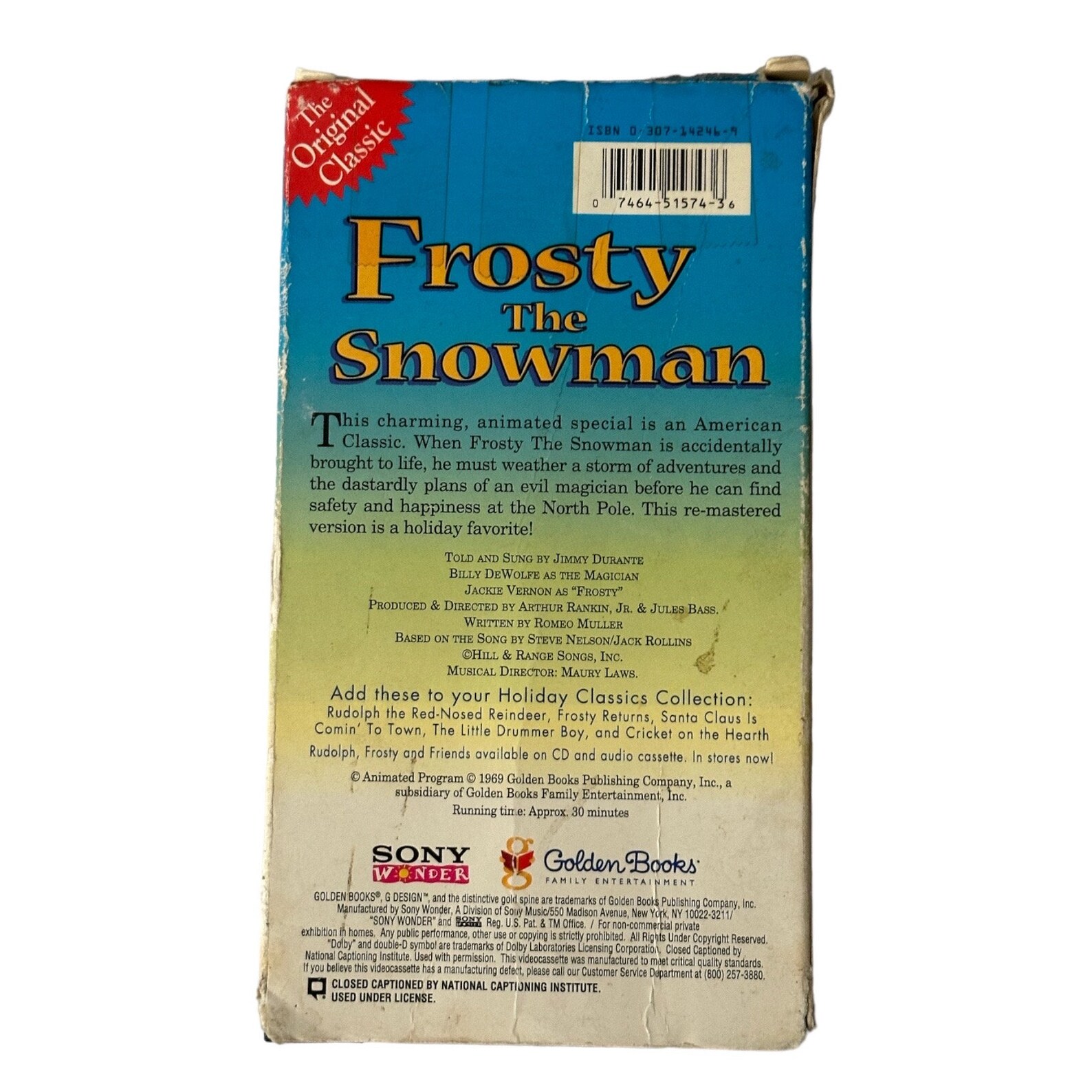 Frosty the Snowman VHS Tape - Etsy